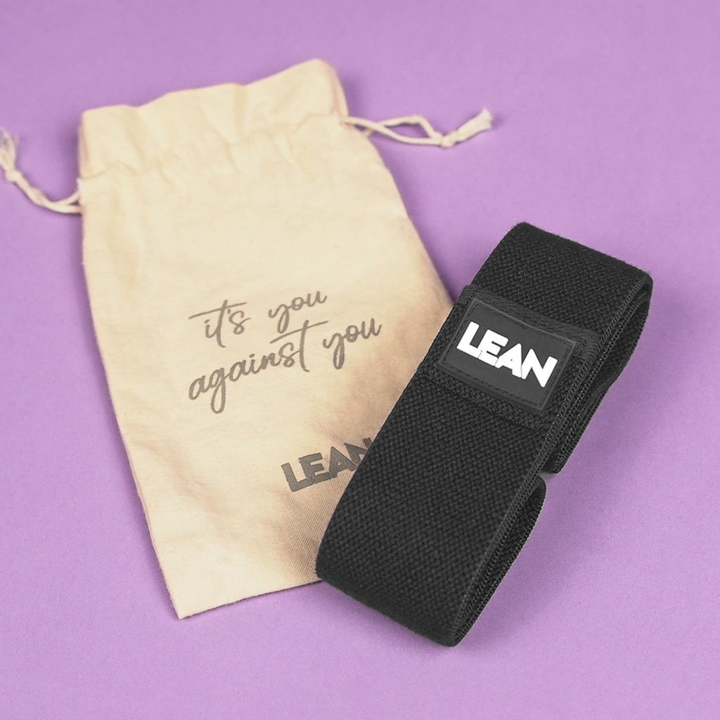LEAN Charcoal Heavy HIIT Band - Resistance Band for HIIT Workouts