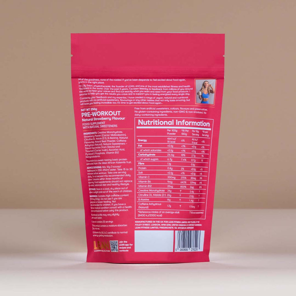 Pre-Workout – LEAN